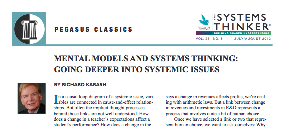 The Systems Thinker – Mental Models and Systems Thinking: Going Deeper ...