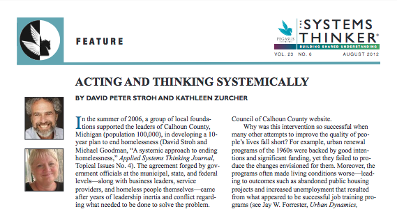 The Systems Thinker – Acting and Thinking Systemically - The Systems ...